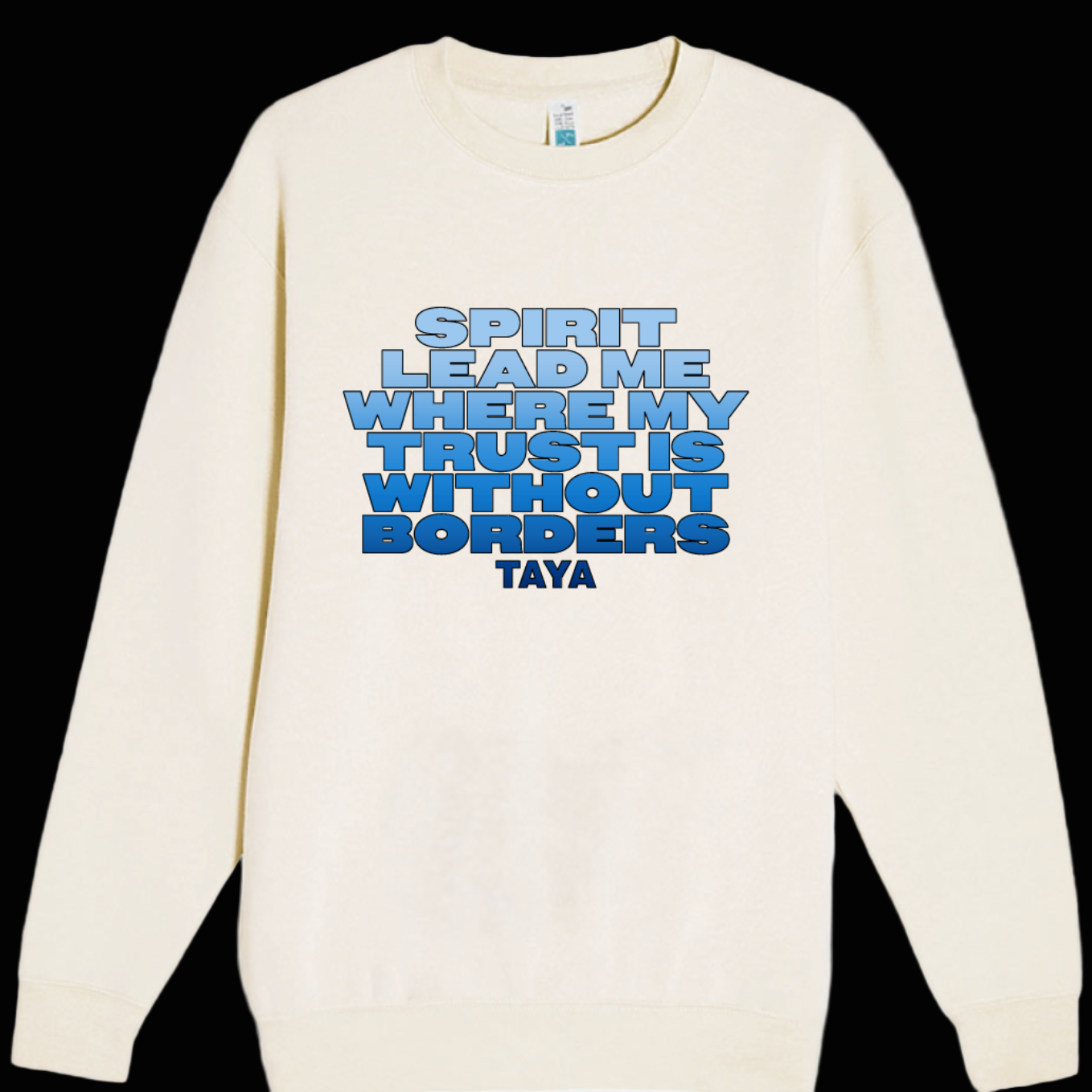 Spirit Lead Me Crewneck- White – TAYA MERCH
